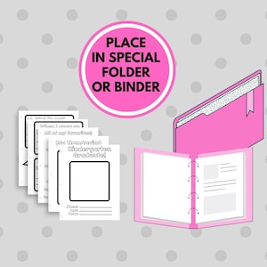 Kindergarten Graduate Book Printable | Keepsake Pages | Graduation ...