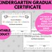 Kindergarten Graduate Handprint Sign Printable Keepsake - Etsy