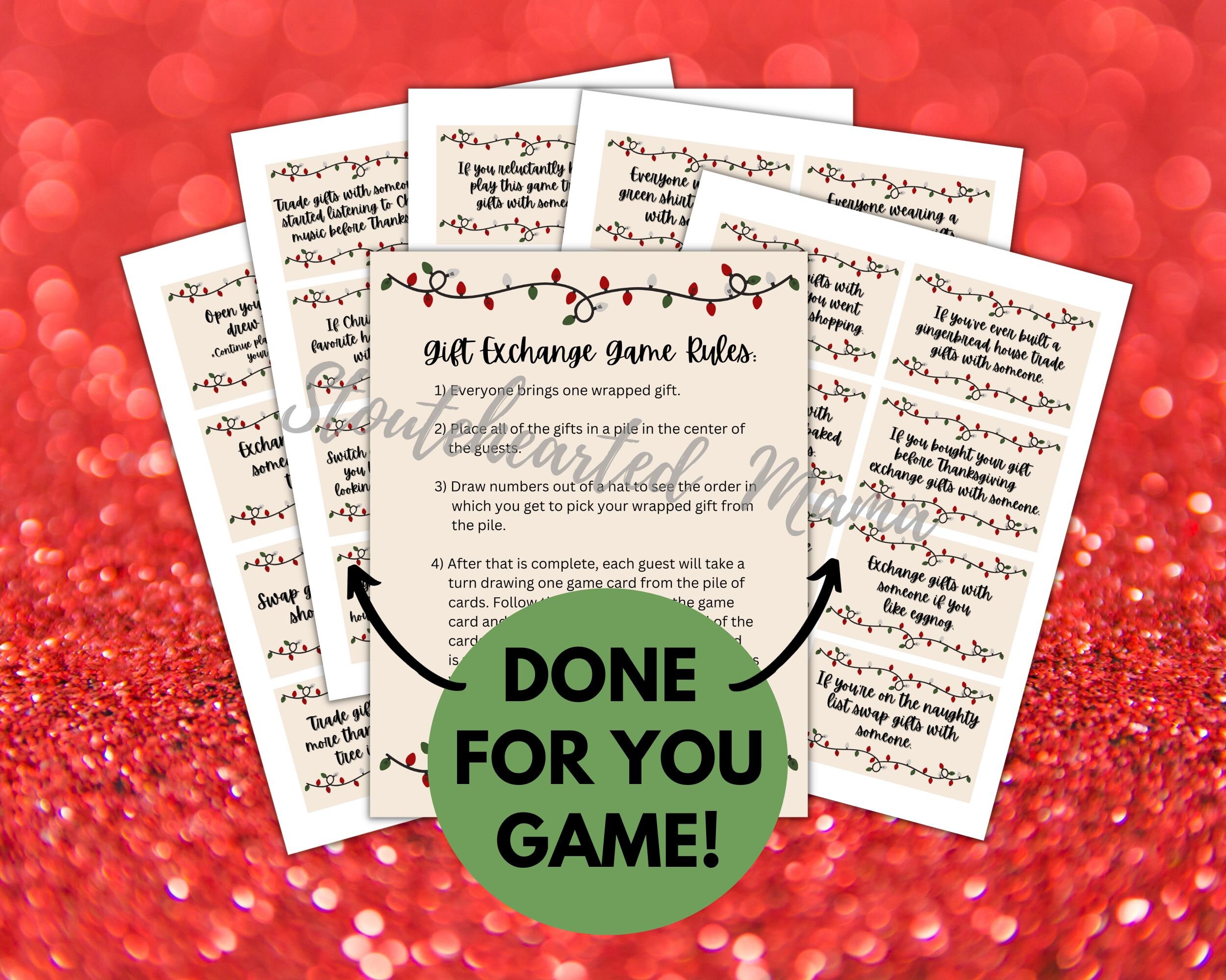 Gift Exchange Game White Elephant Game Gift Exchange Games Adult ...