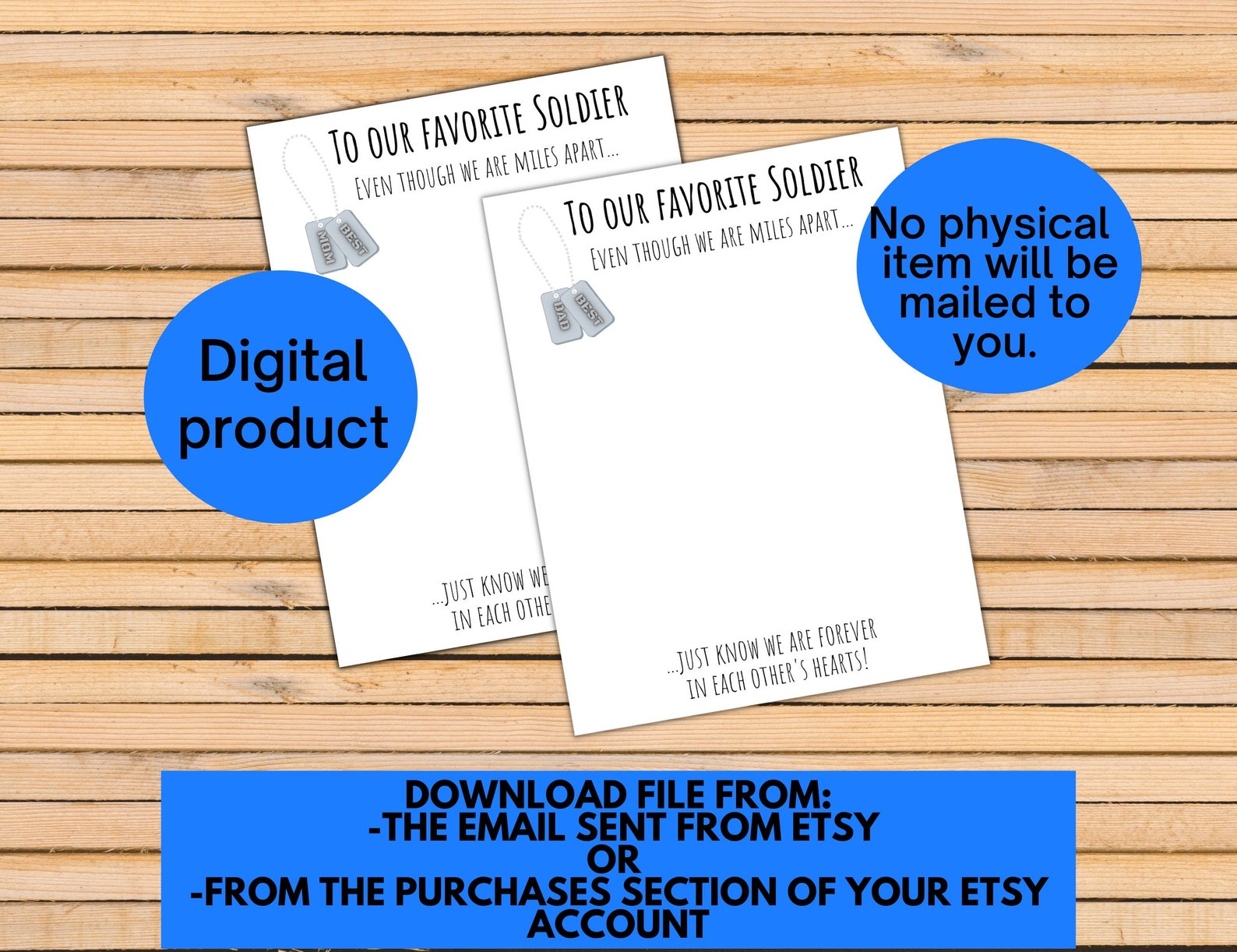 Kid Handprint Sign for Deployed Army Soldier Printable - Etsy