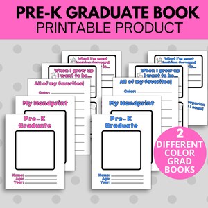 Pre-k Graduate Book Printable Printable Keepsake Pages Graduation ...