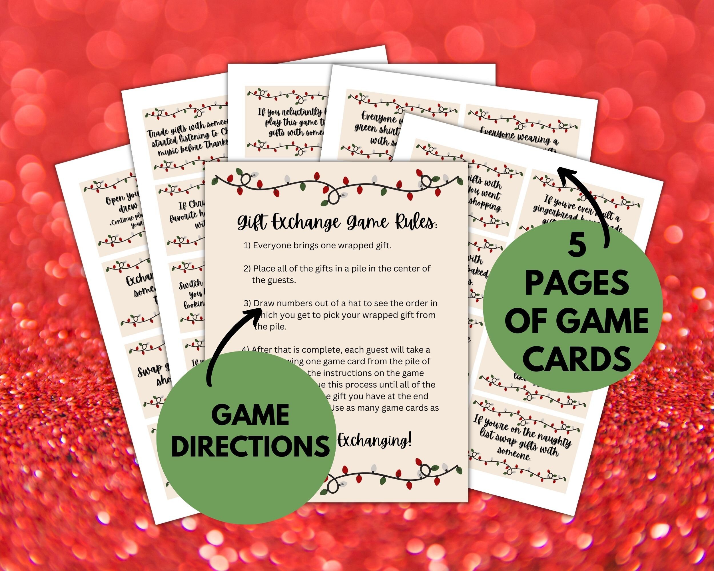 Gift Exchange Game | White Elephant Game | Gift Exchange Games | Adult ...