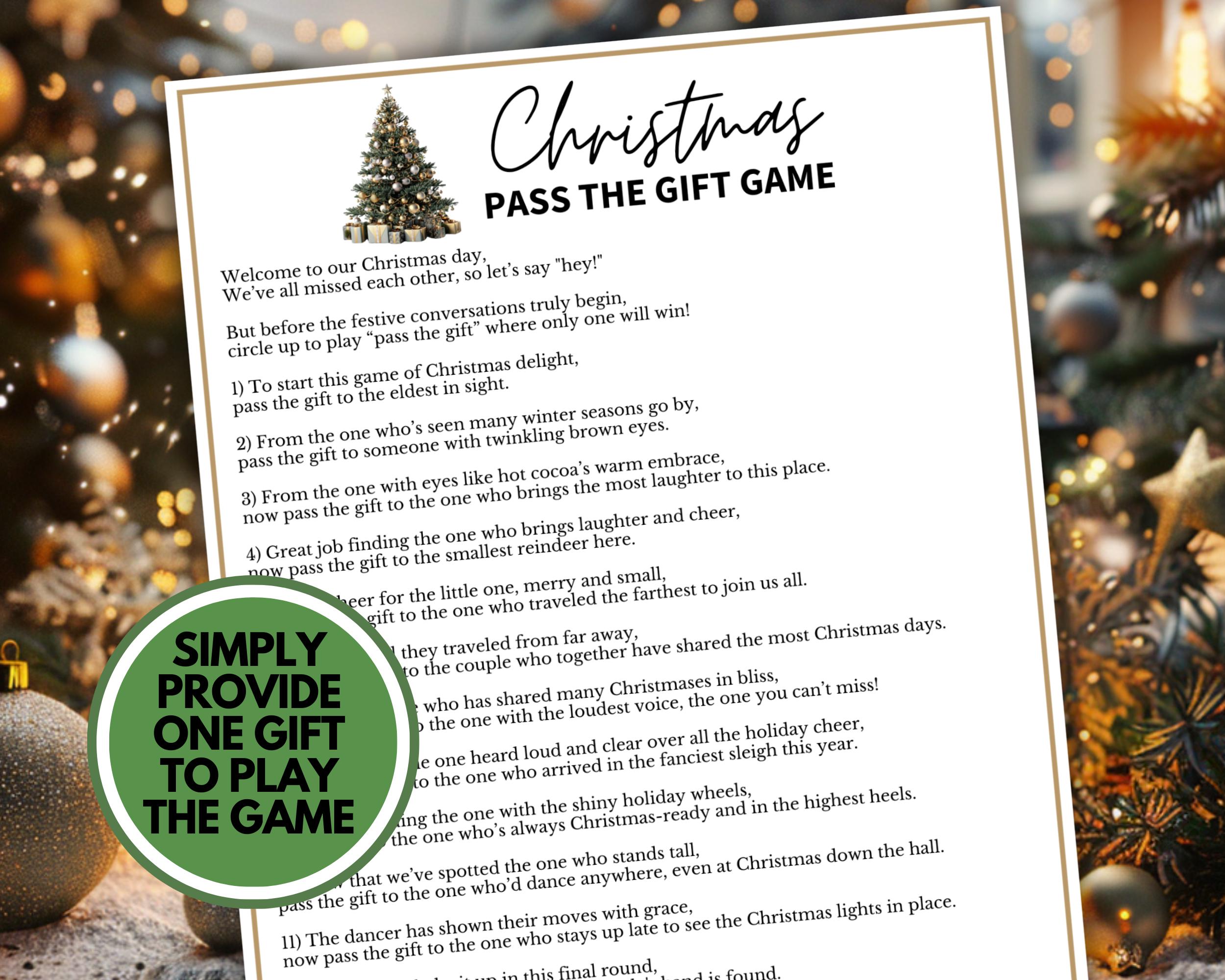 Gift Exchange Game | Christmas Pass the Gift Game | Christmas Left ...