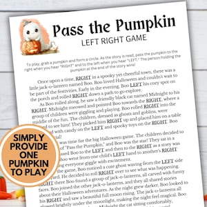 Pass the Pumpkin Game | Halloween Kids Activities | Halloween Left ...