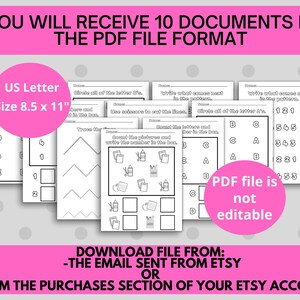 Kindergarten Worksheet Packet | Printable Kindergarten Activities ...