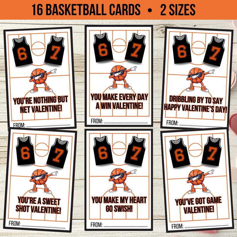 Valentines Basketball Box - Etsy