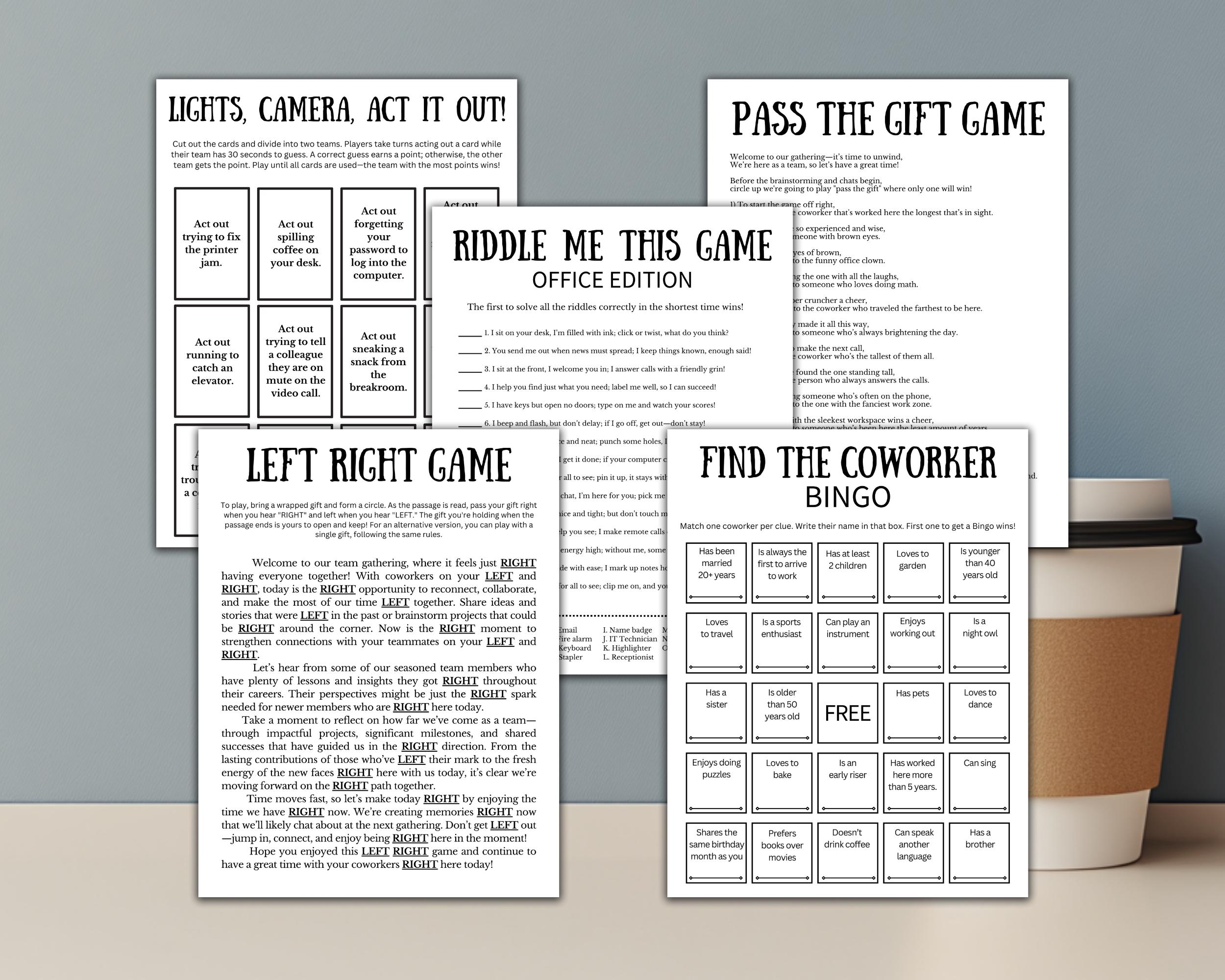 Team Building Get to Know Your Staff Questionnaire Printable, Team ...