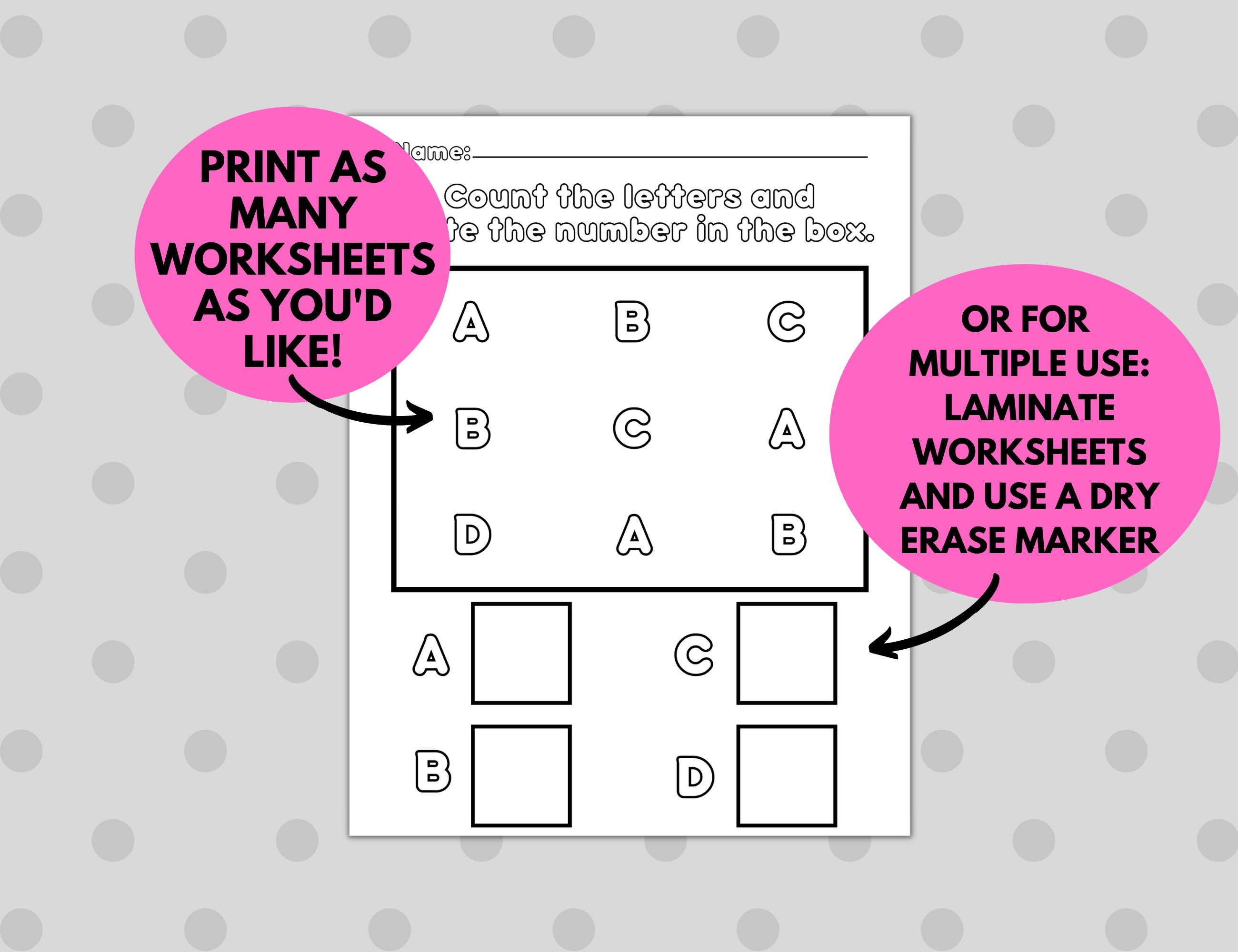 Kindergarten Worksheet Packet Printable Kindergarten - Etsy