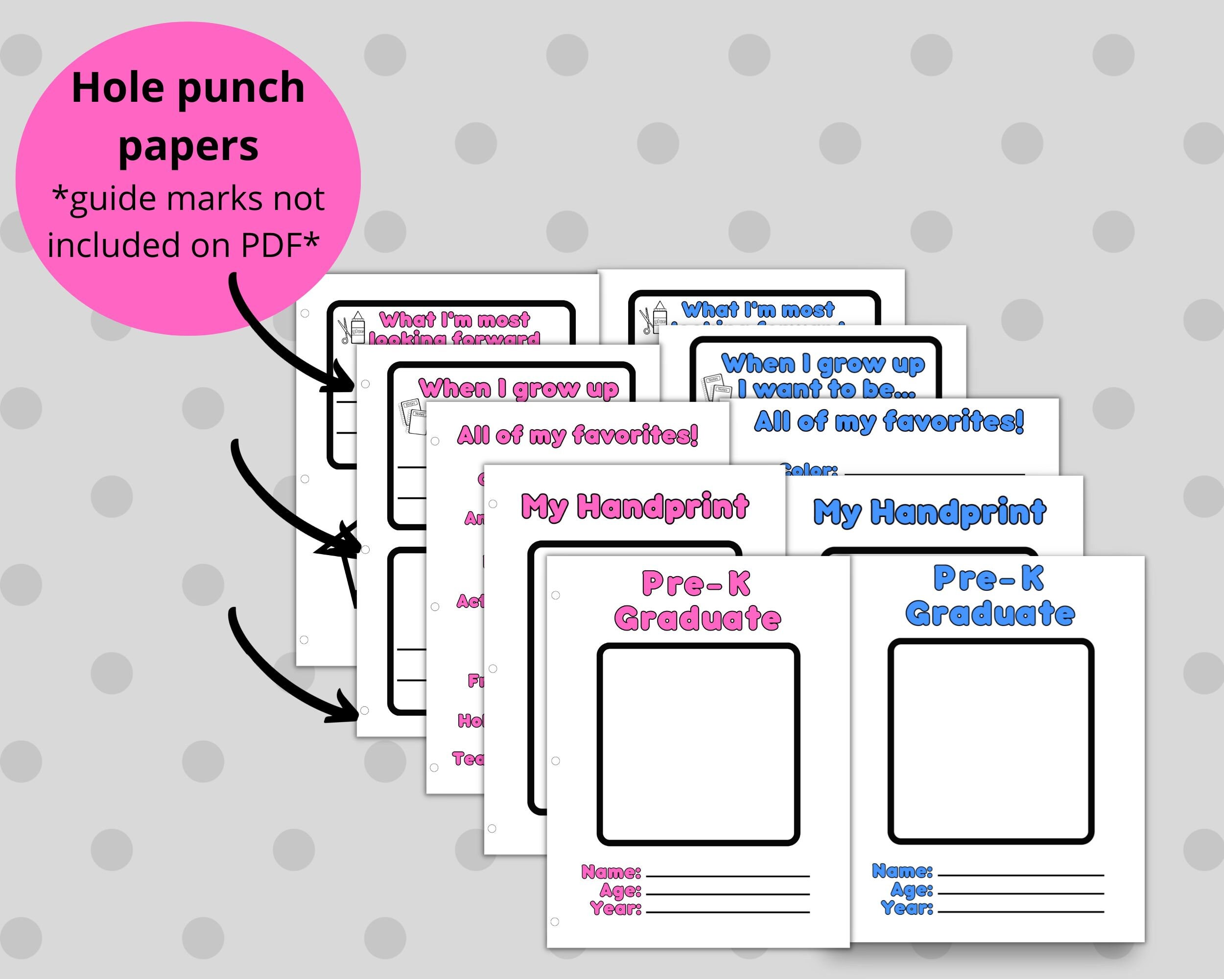 Pre-k Graduate Book Printable Printable Keepsake Pages Graduation ...