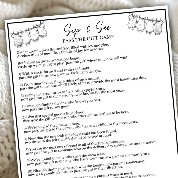 See and Sip Games - Etsy