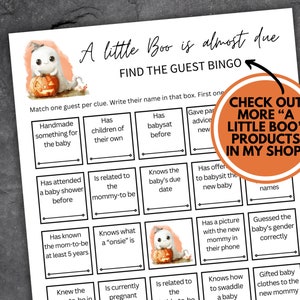A Little Boo is Almost Due Left Right Game | Halloween Baby Shower ...