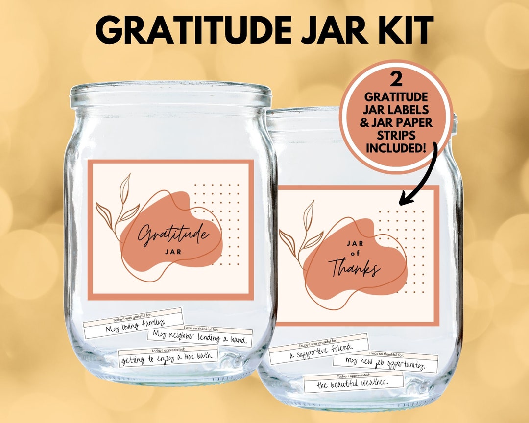 Gratitude Jar Printable | Family Gratitude Journal Printable ...