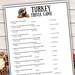 Turkey Trivia | Thanksgiving Trivia | Thanksgiving Office Game - Etsy