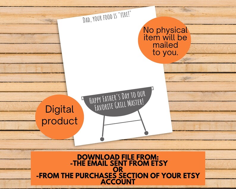 Grill Master Father's Day Handprint Sign Printable | BBQ Dad Sign ...