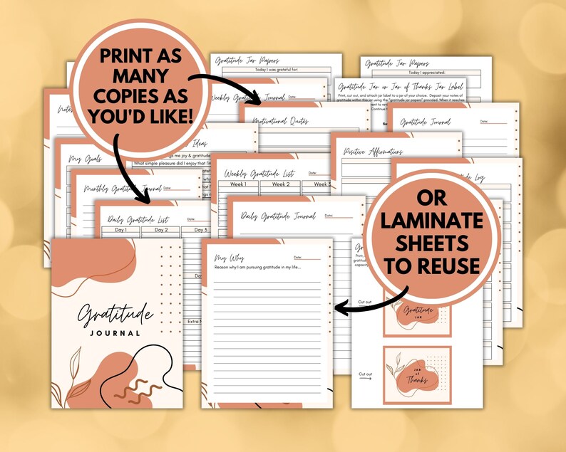 Family Gratitude Journal Printable Gratitude Jar Printable Mindfulness ...