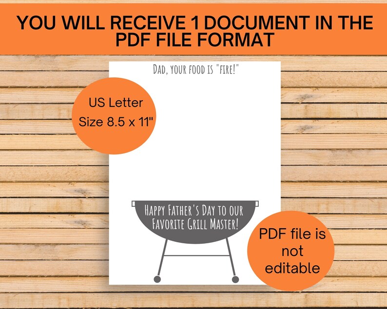 Grill Master Father's Day Handprint Sign Printable | BBQ Dad Sign ...