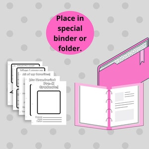 Pre-k Graduate Book Printable Printable Keepsake Pages - Etsy