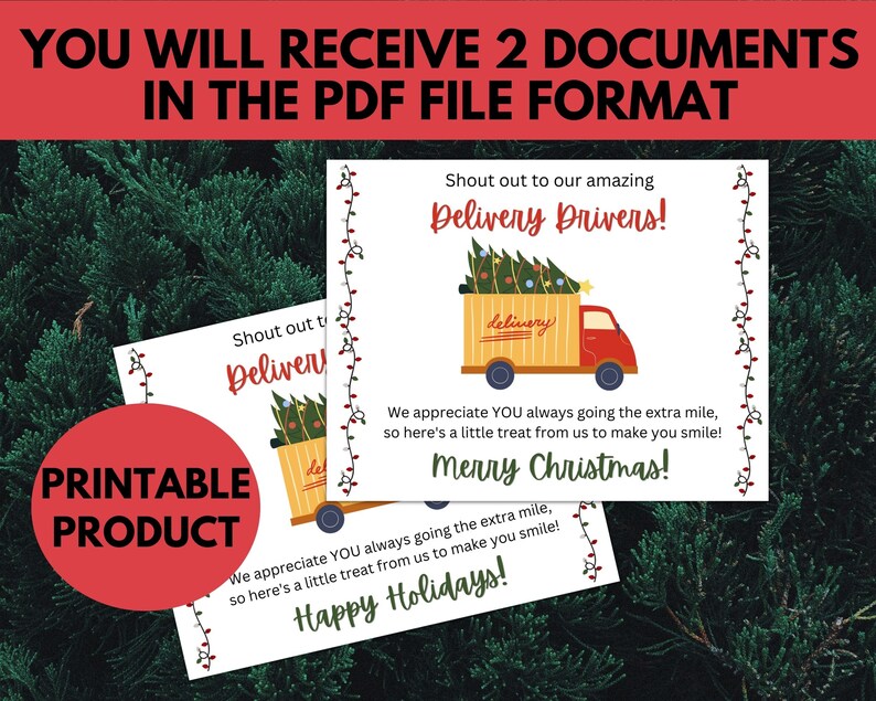 Delivery Driver Snack Sign Printable Delivery Driver Thank You Treat ...