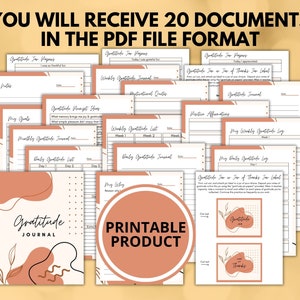 Family Gratitude Journal Printable | Gratitude Jar Printable ...