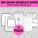 3rd Grade Graduate Book Printable | Keepsake Pages | Graduation ...