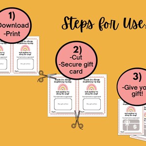 Teacher and Staff Appreciation Gift Card Holder Printable | End of Year ...