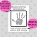 Kindergarten Graduate Handprint Sign Printable Keepsake - Etsy