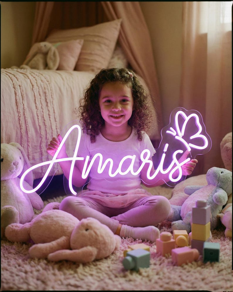 Neon Sign Gifts for Kids With Name Teenage Gifts Girl Wall Decor ...