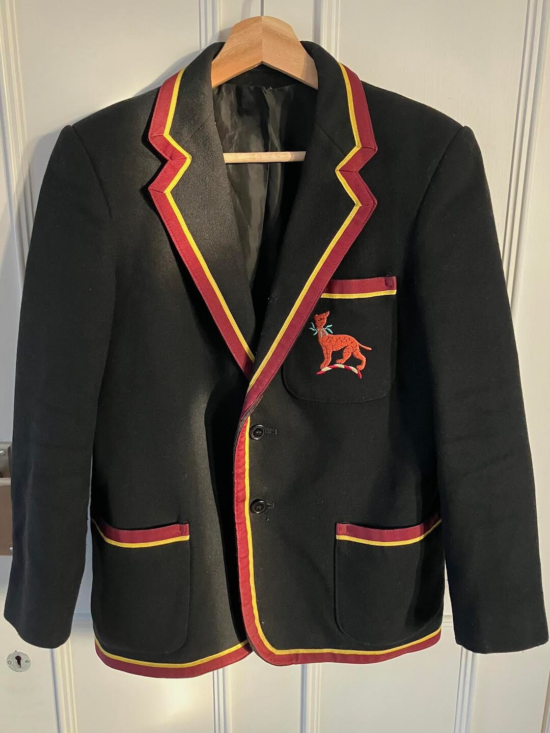 Vintage British Rowing/boating Blazer- All Wool- Made in England -great ...