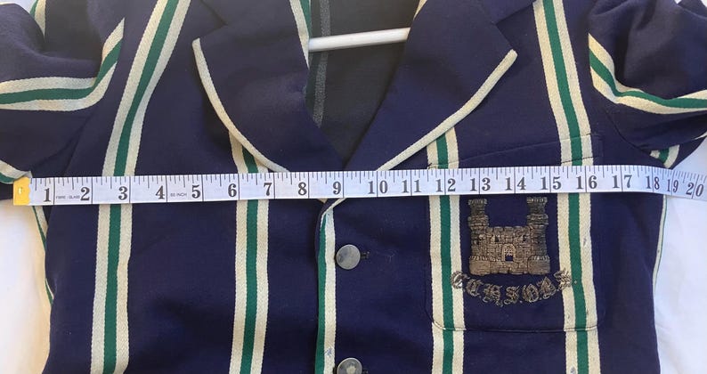 Vintage British Rowing/ Club Blazer All Wool Size Small 1960s Amazing ...