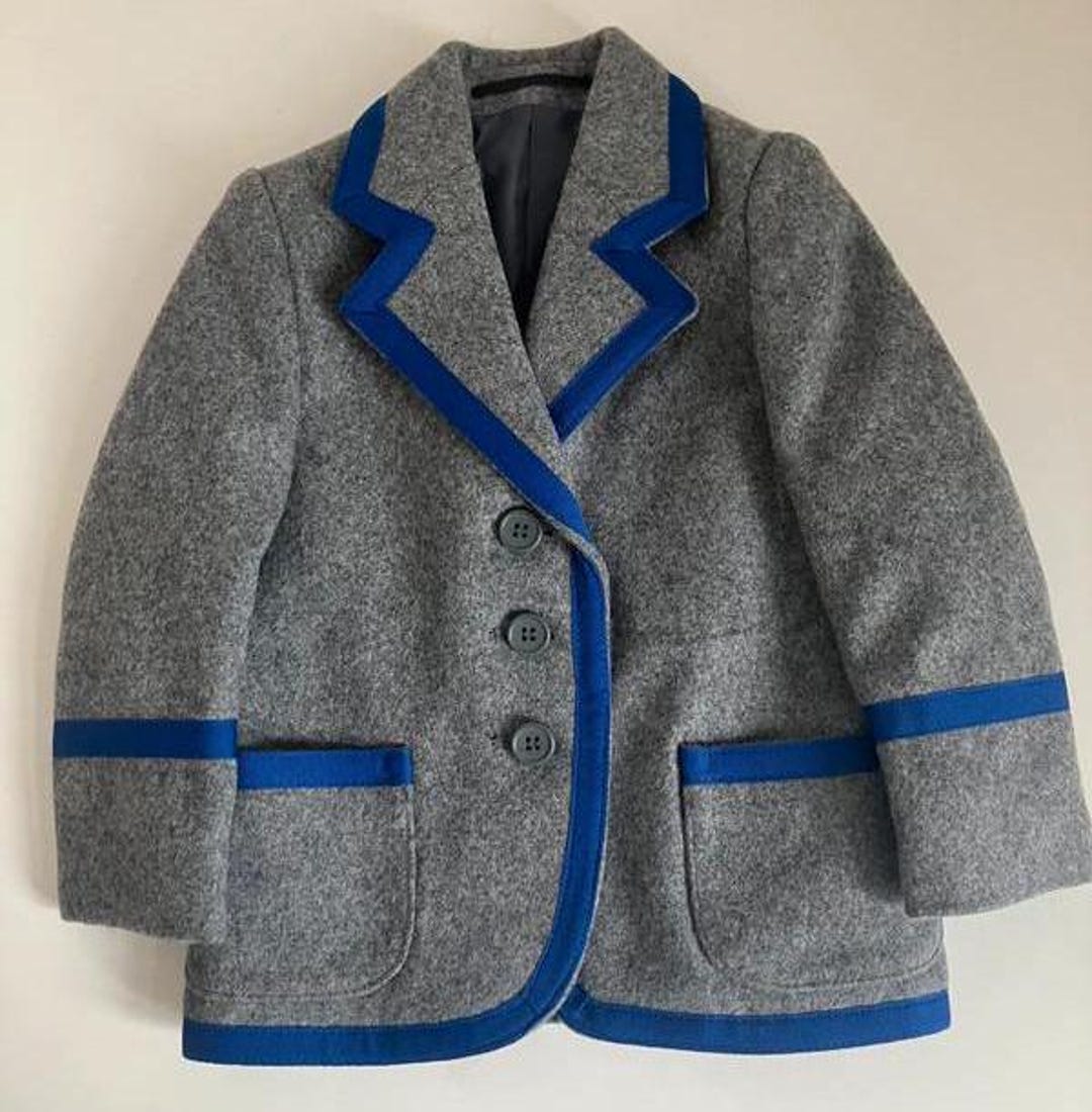 Ridiculously Cute Little Kid's British Blazer - All Wool-vintage- Made ...