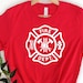 Fire Department Shirt, Fire Dept. Logo Shirt, Firefighter T-shirt ...