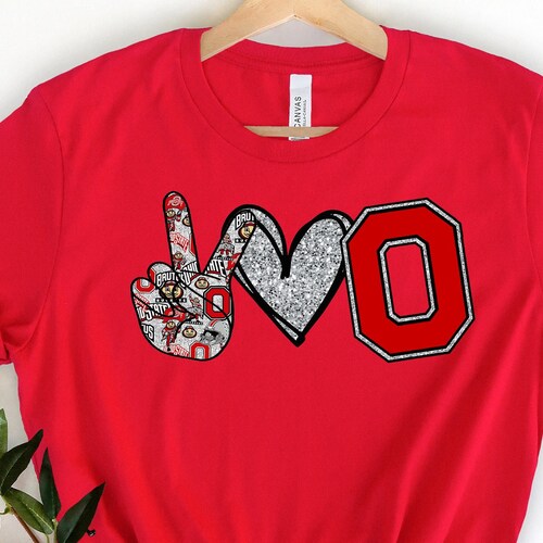 Peace Love Buckeyes Shirt - Etsy