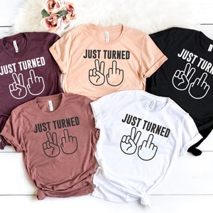 Funny Just Turned 21 Shirts, 21 Years Old Shirt, 21st Birthday Crew ...