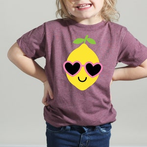 Funny Lemon Kids and Adults Shirt, Lemon Boy and Girl Shirt, Lemon ...