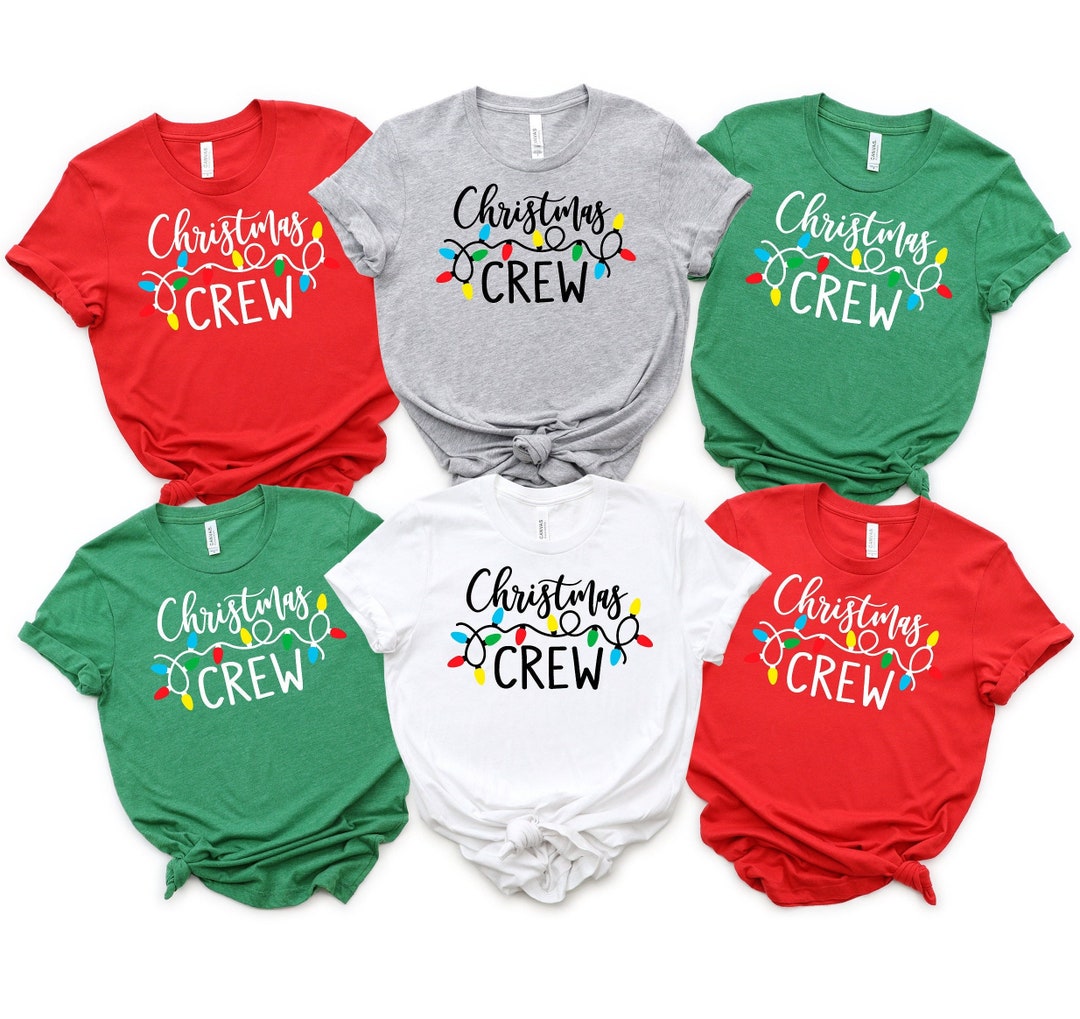 Christmas Crew Shirts, Christmas Lights Family Shirts, Merry Christmas ...