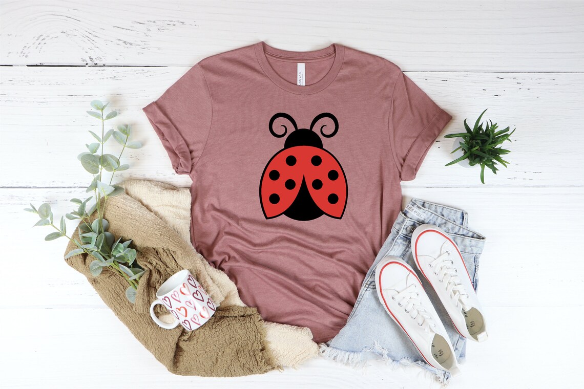 Ladybug Graphic Shirt for Kids Ladybug Shirt for Girls | Etsy