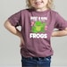 Cute Frog Shirt, Just A Girl Who Loves Frogs Shirt, Frogs Lover Tees ...