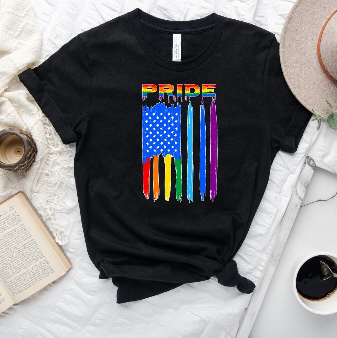 Rainbow Pride Shirt Lgbtq Flags Ally T Shirt Lgbt Support Outfit