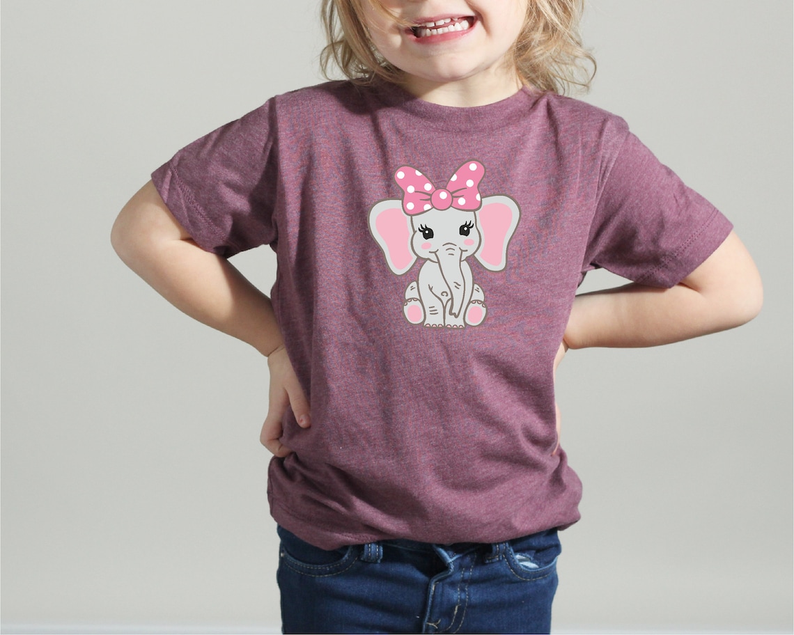 Cute Baby Elephant Shirt, Animal Baby Shower Shirt, Cute Elephant ...