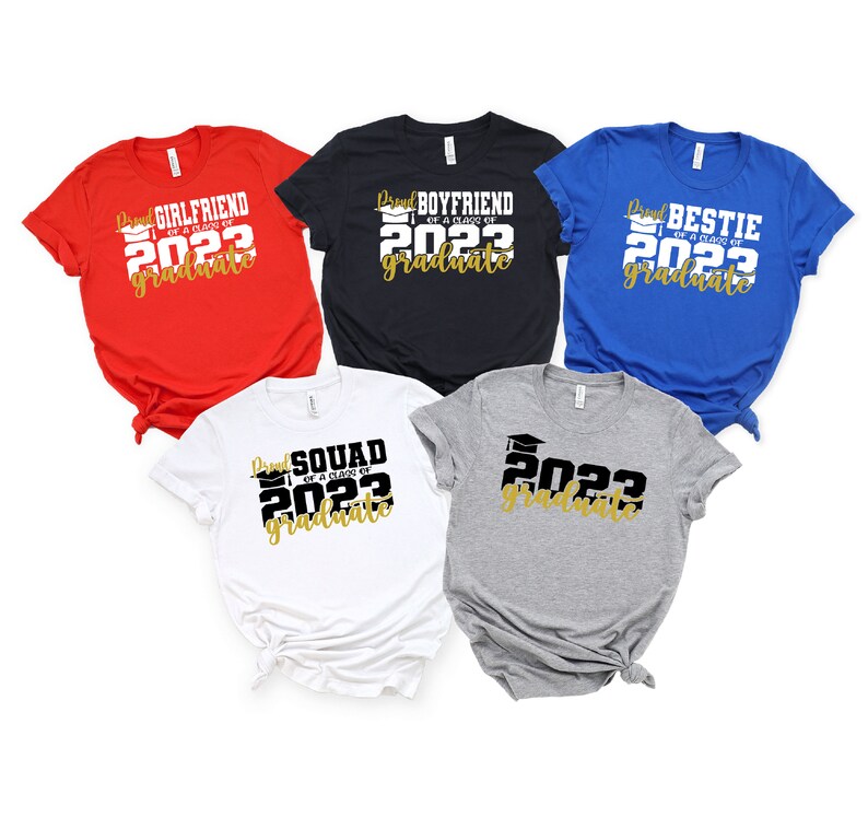 Custom 2023 Graduation Shirts, Custom Proud Family Members of 2023 ...