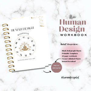 Human Design Workbook | Explore Your Unique Energy and Chart | Journey ...
