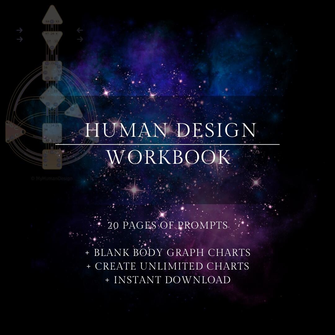 Human Design Workbook | Explore Your Unique Energy and Chart | Journey ...