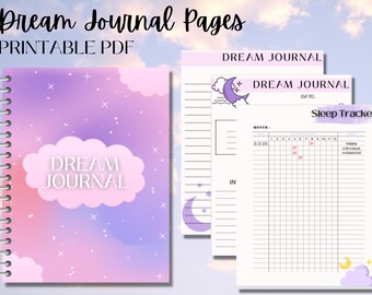Dream Tracker Journal - Etsy