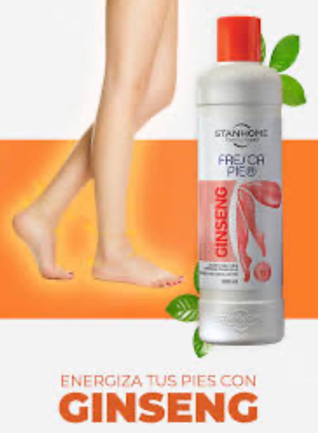 Stanhome Fresca Pie Ginseng Tired Feet Lotion 300ml/10.14oz Locion ...
