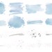 Watercolor Blue Clipart/ Watercolor Splash Clipart Artistic Abstract ...