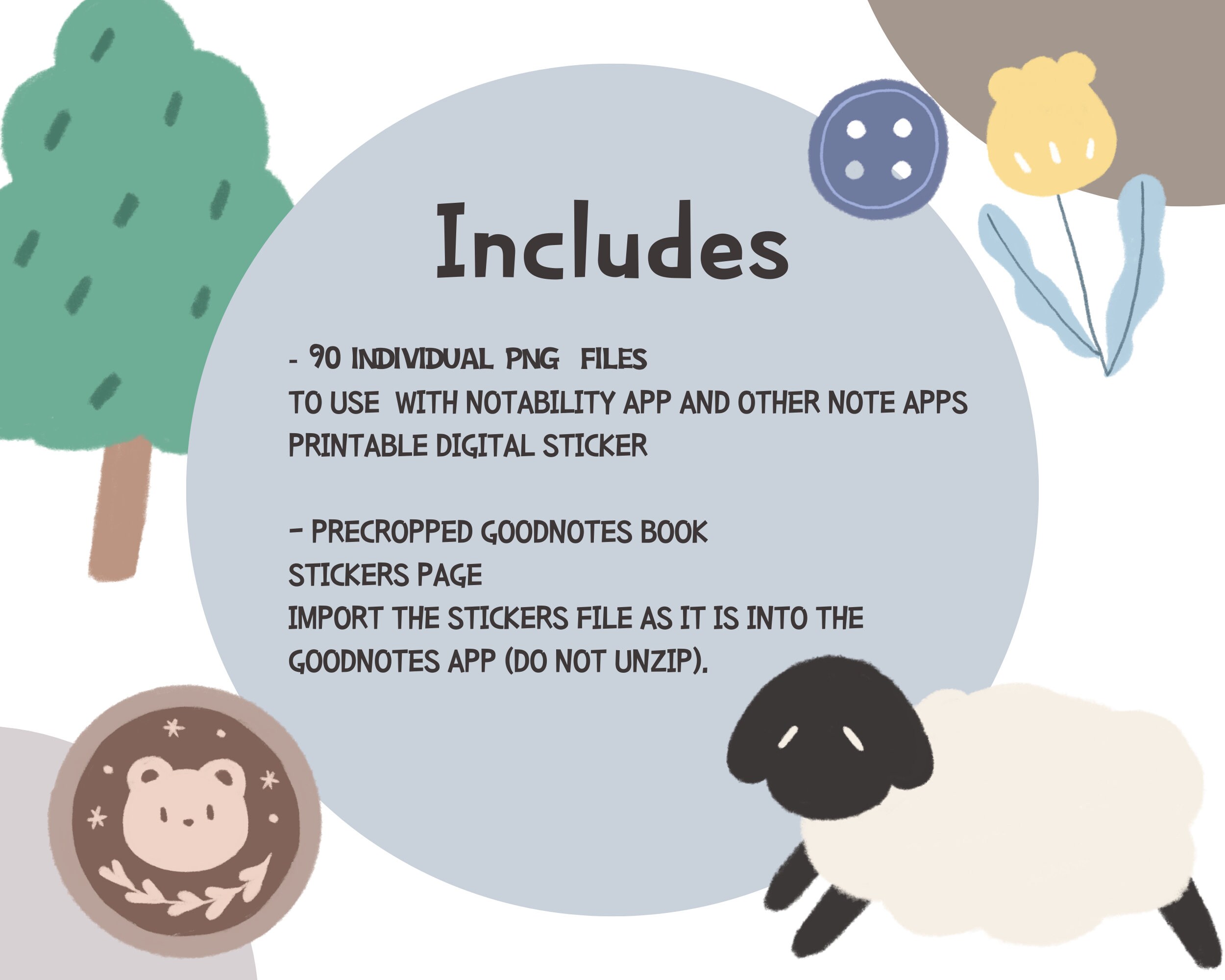 Cute Digital Sticker | Hobo Digital Sticker Bundle | Cute Sticker ...