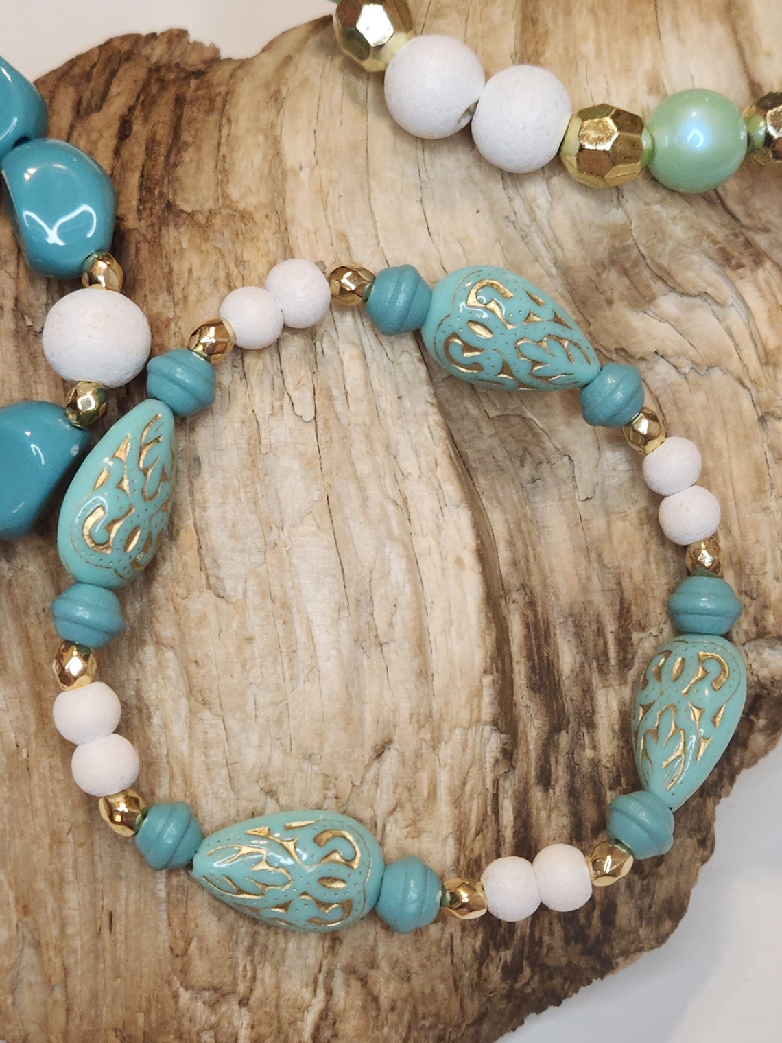 Stackable Boho Bracelets for Her, Handmade Beaded Boho Bracelets ...