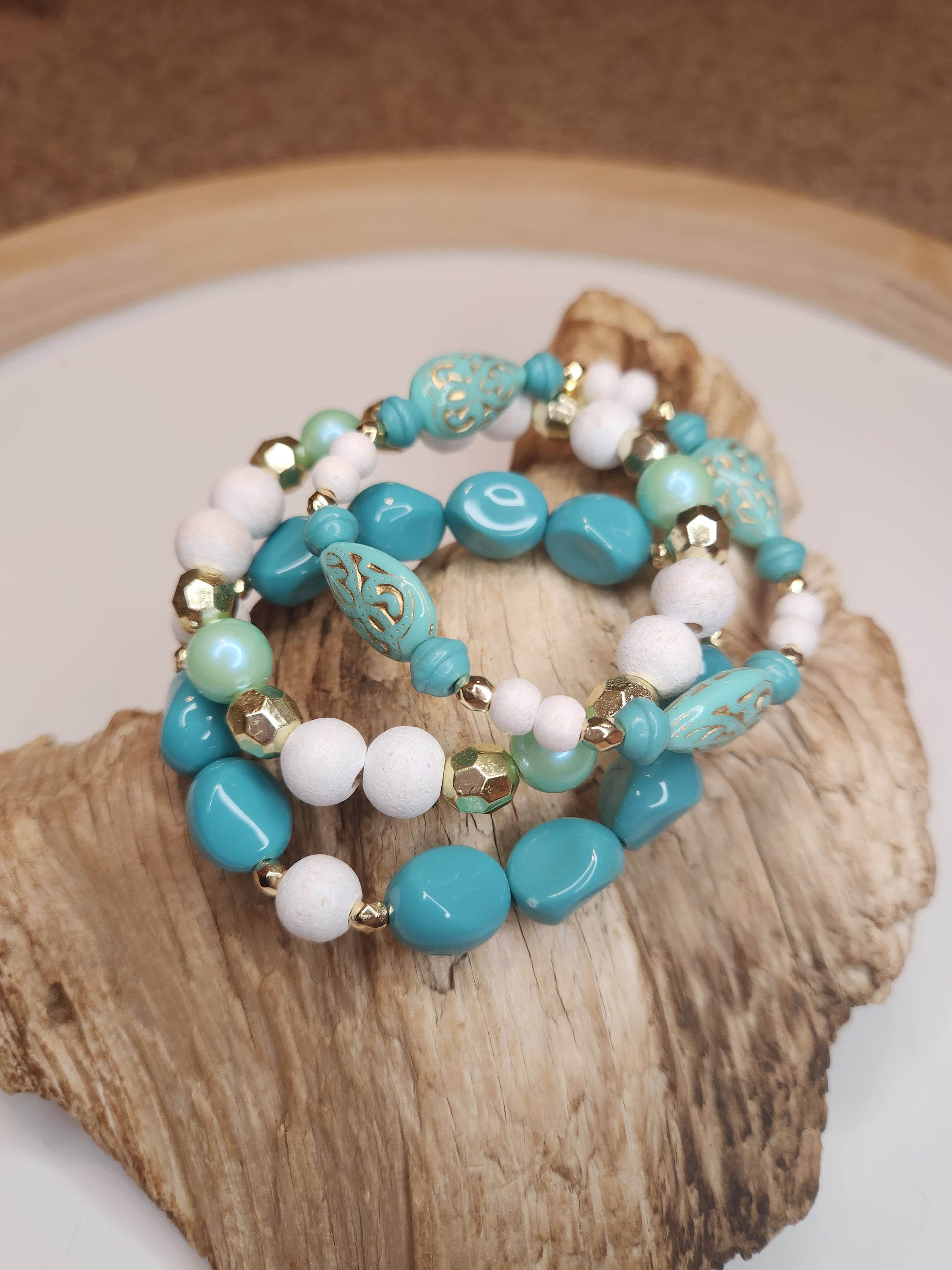 Stackable Boho Bracelets for Her, Handmade Beaded Boho Bracelets ...