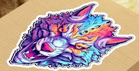 10 Colorful Sticker Designs for Purchase to Download and Print and Sell ...