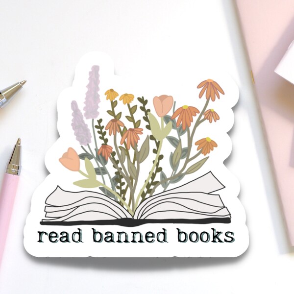 Read Sticker - Etsy